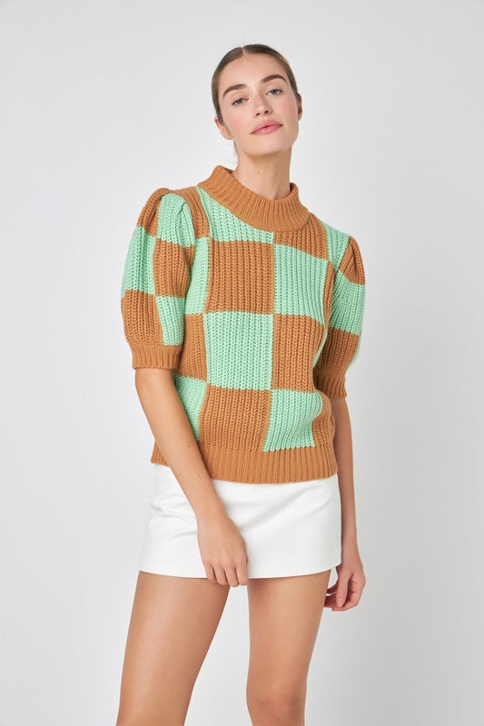 Check Pattern Sweater – v o g l i o